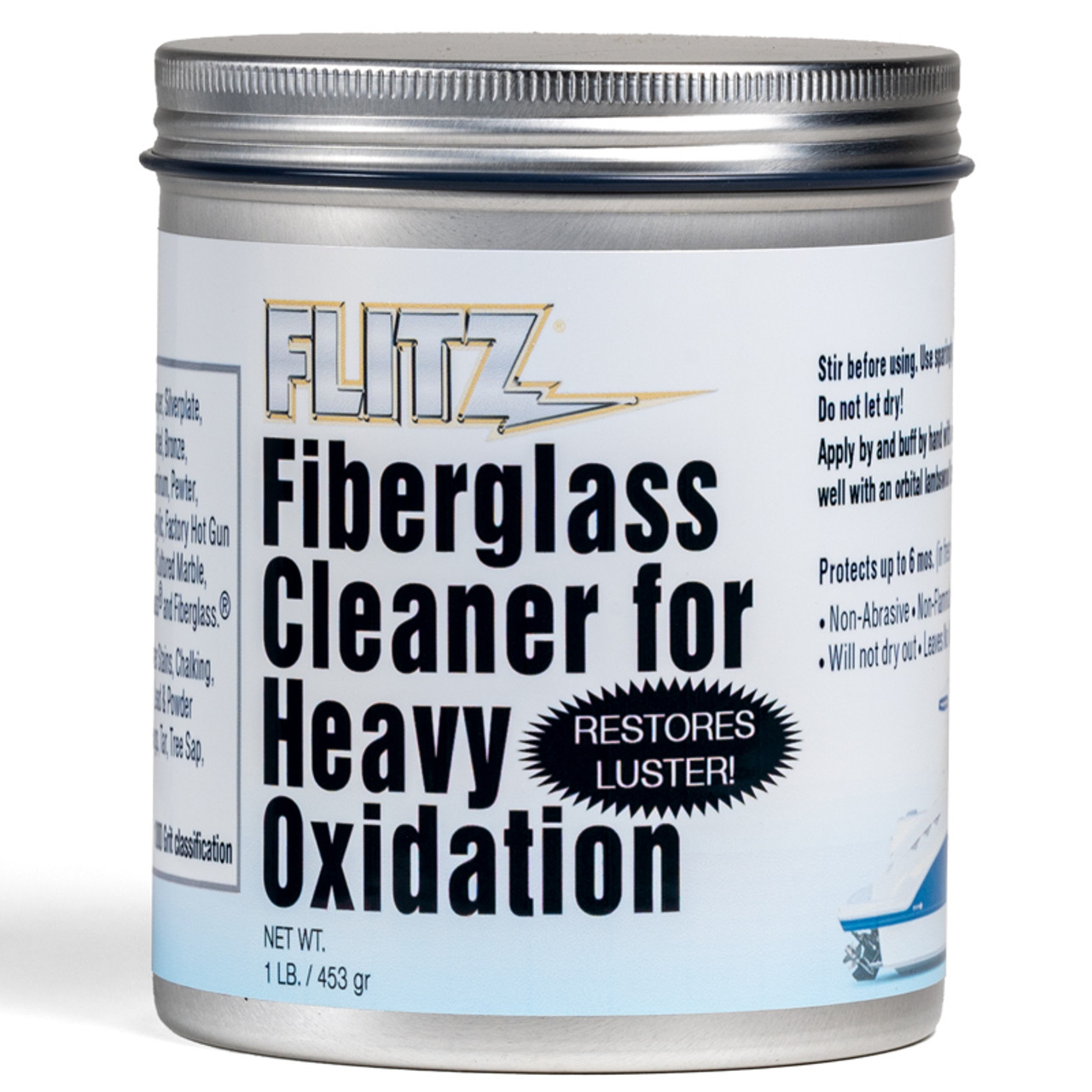 FLITZ Fiberglass Cleaner for Heavy Oxidation & Tarnish Remover – Crook ...