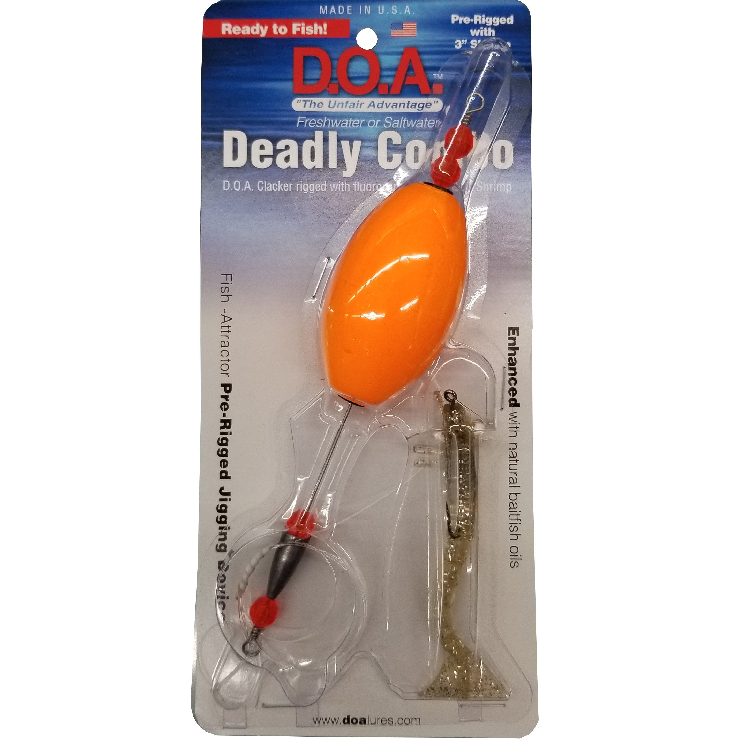 DOA Deadly Combo Oval - Clacker with 3" Shrimp – Crook and Crook ...