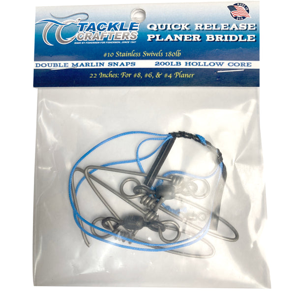 TACKLE CRAFTERS Planer Bridle w/ Double Snaps – Crook and Crook Fishing ...