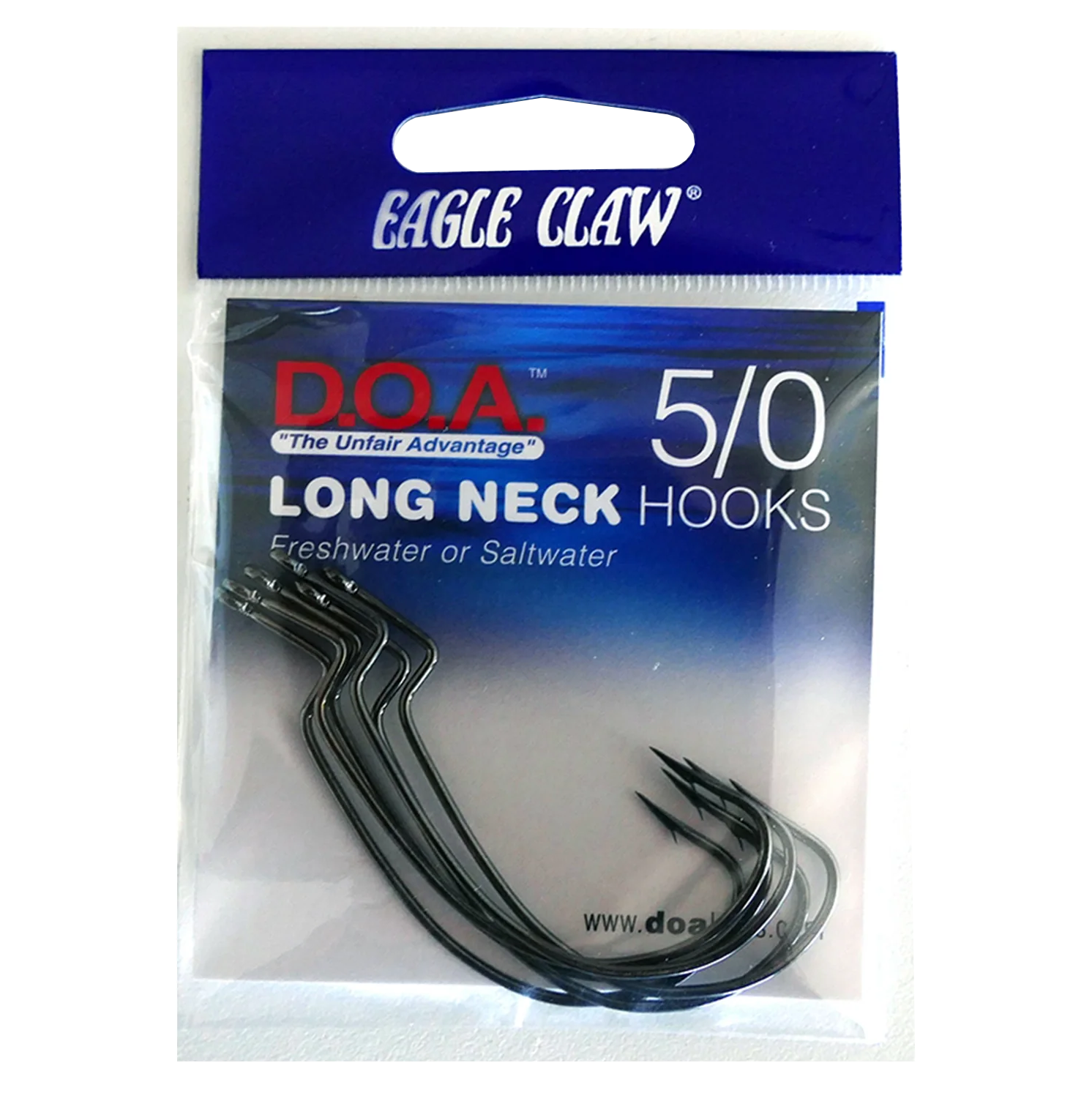 DOA Lures Long Neck Offset Worm Hook – Crook and Crook Fishing ...