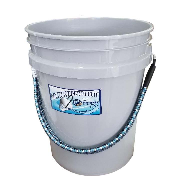 Top Shelf Battlewagon 5 Gallon Bucket w/ Rope Handle (Assorted Colors ...