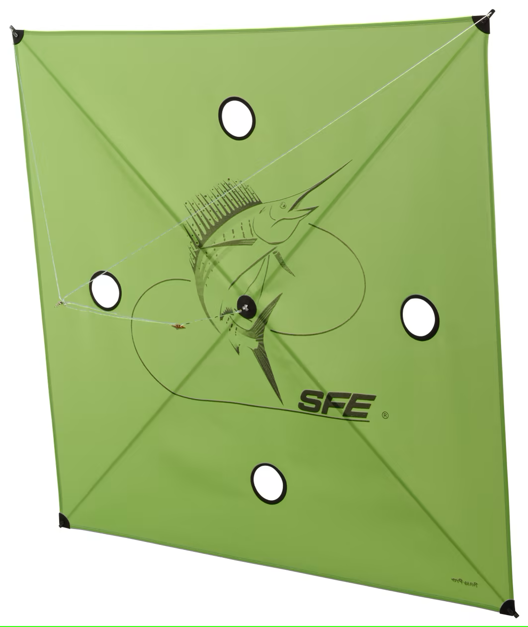 SFE 5-25 4 Hole MPH Ultimate Kite - Green – Crook and Crook Fishing ...